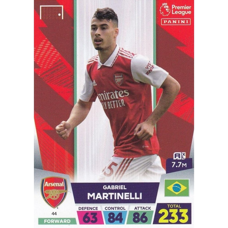 Offer Soccer Cards Gabriel Martinelli Arsenal Adrenalyn XL Premier ...