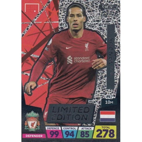 Comprar Trading Card Virgil van Dijk Limited Edition Cromos Premier ...