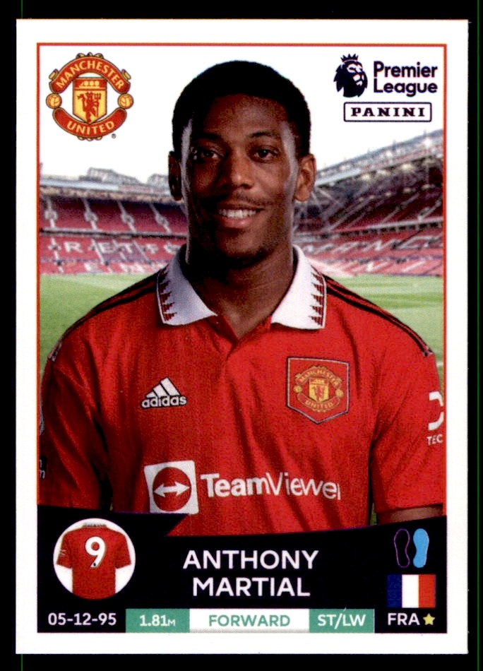 Martial Manchester United Card 2021 23 Manchester United UCL & FA CUP