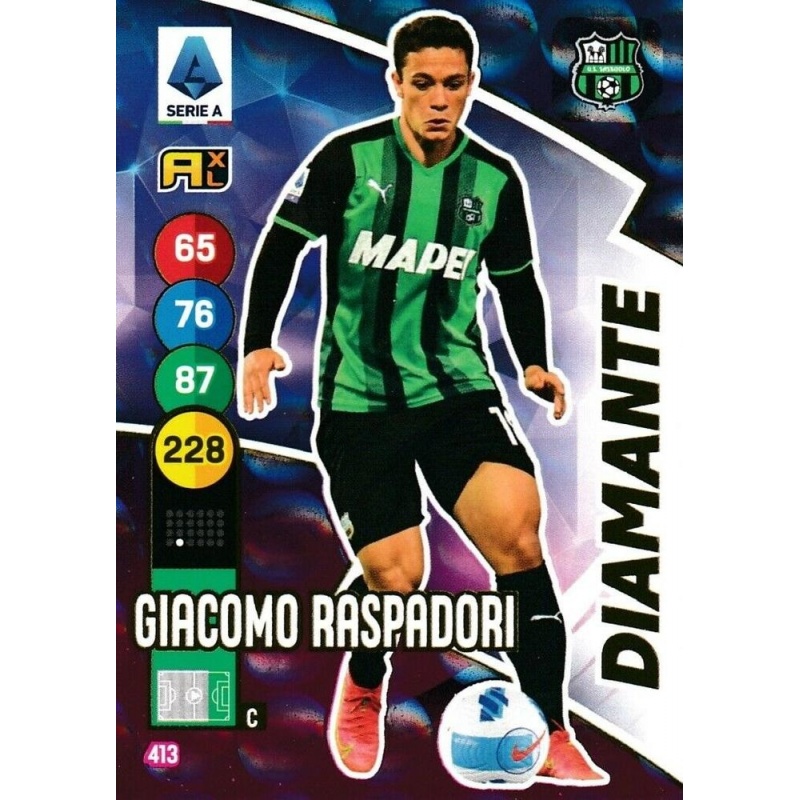 Comprar Trading Card Giacomo Raspadori Diamante Sassuolo Panini ...