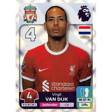 Offer Online Virgil van Dijk Captain Liverpool Álbum Premier League 2024