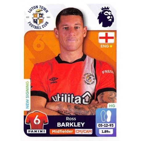 Sale Sticker Ross Barkley Luton Town Premier League Stickers 2024