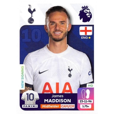 Sticker of James Maddison Tottenham Hotspur Panini Premier League 2024