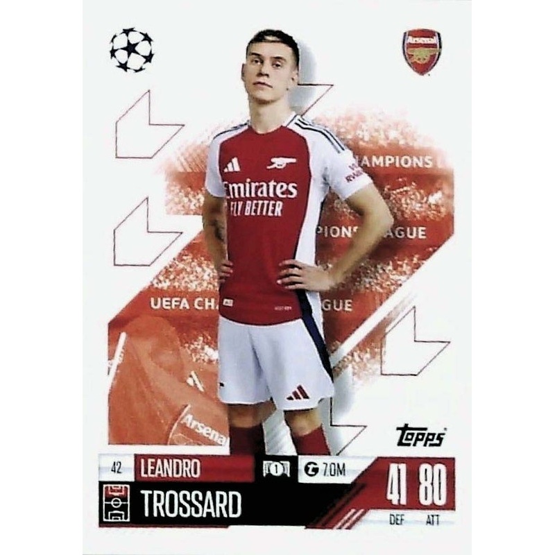 Buy Cards Leandro Trossard Arsenal Match Attax 2024 25 Buy Cards Leandro Trossard Arsenal Match Attax 2024 25