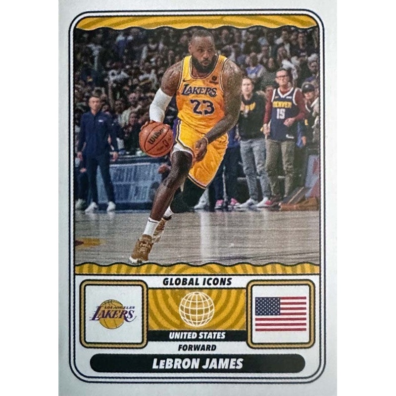 Sale Online Global Icons LeBron James Global Icons 77 Nba 2024-25 Panini
