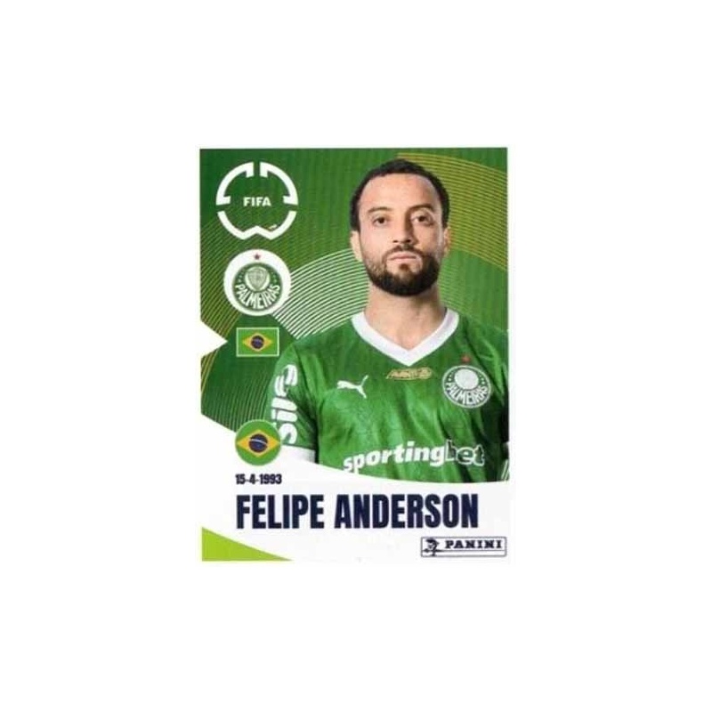 Cromos de Futbol Felipe Anderson Palmeiras Fifa World Clubs Stickers 2025