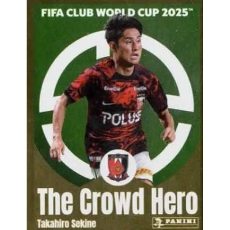 Buy Online Takahiro Sekine Urawa Red Diamonds The Crowd Hero Panini Fifa Club World Cup 2025 Album