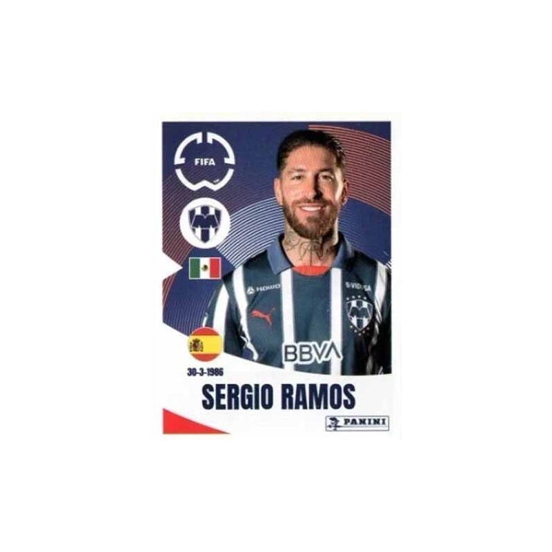 Buy Sticker Soccer Sergio Ramos CF Monterrey Fifa World Clubs Stickers ...