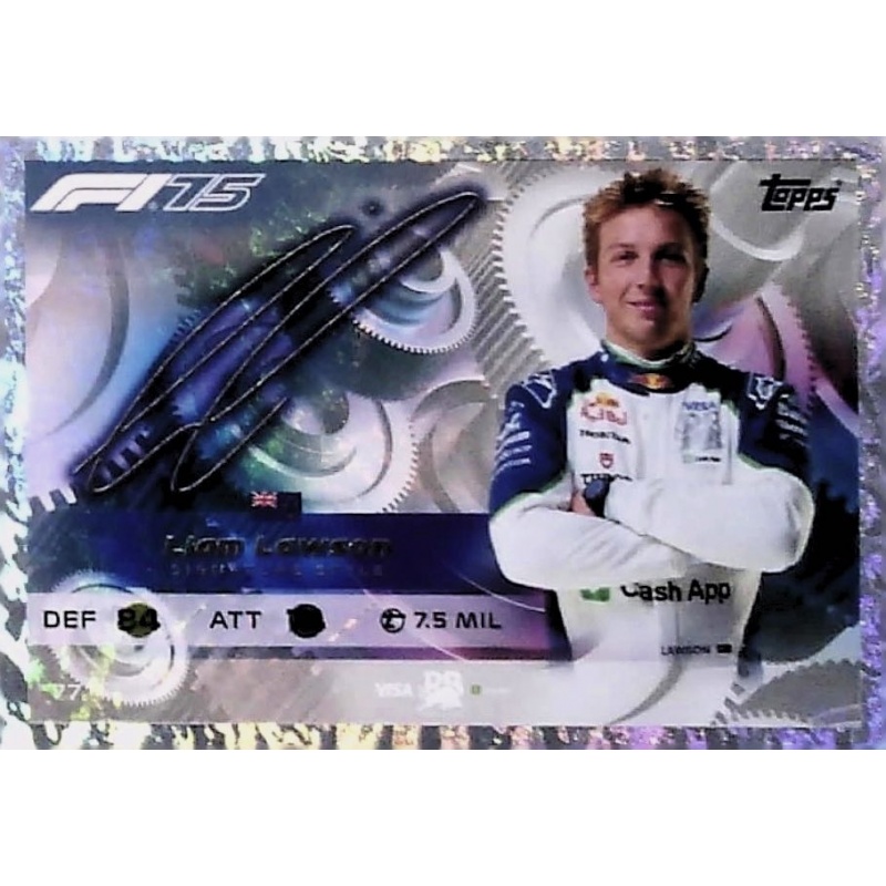 Comprar Trading Card F1 Liam Lawson Signature Style Cromos Turbo Attax F1 2025