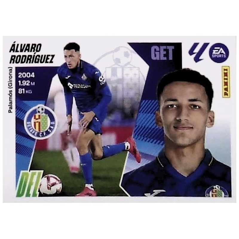 Venta de Cromos Álvaro Rodríguez Getafe Cromos Panini la liga 25 26