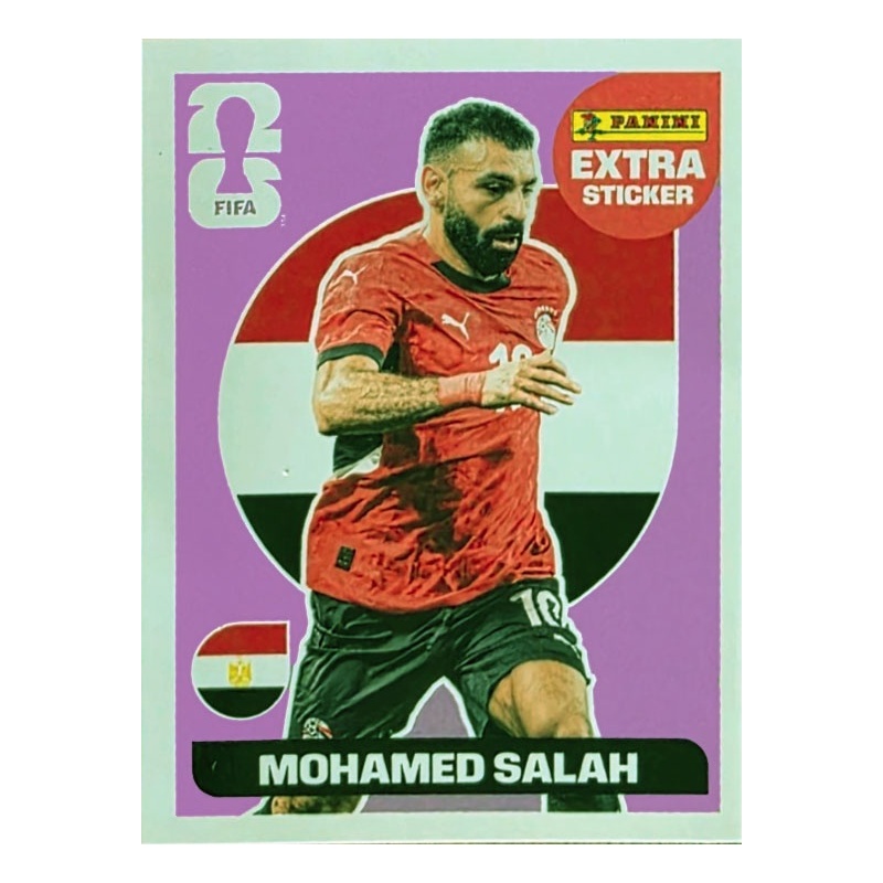 New Arrivals Mohamed Salah Egypt Extra Stickers World Cup 2026 Sticker ...