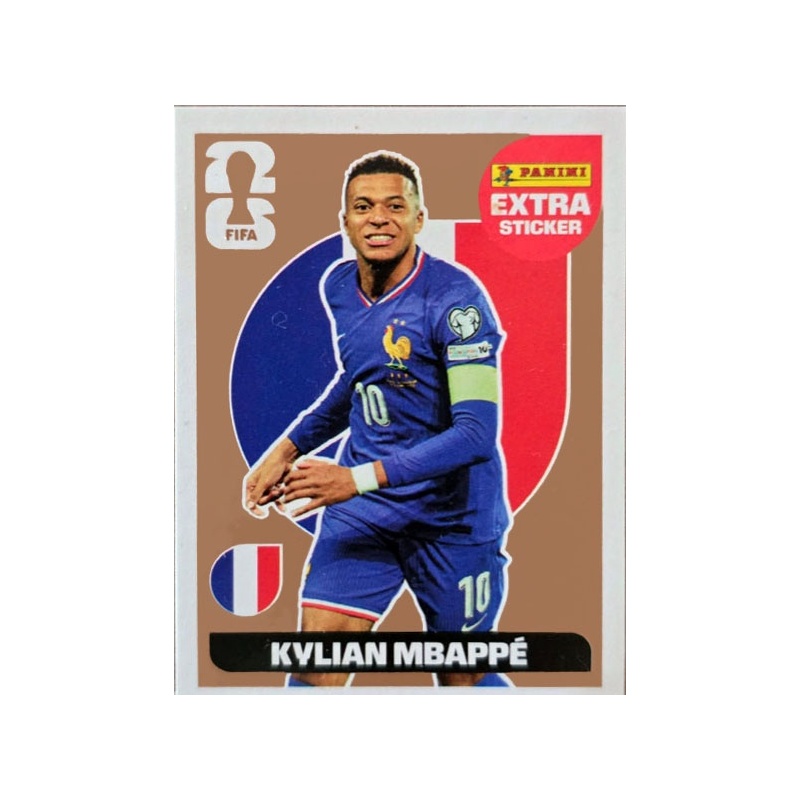 Comprar Online Kylian Mbappé France Bronze Extra Stickers Album Mundial ...
