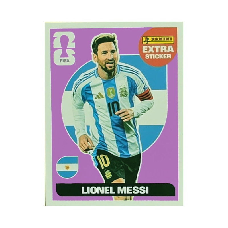 New Arrivals Lionel Messi Argentina Extra Stickers World Cup 2026 ...