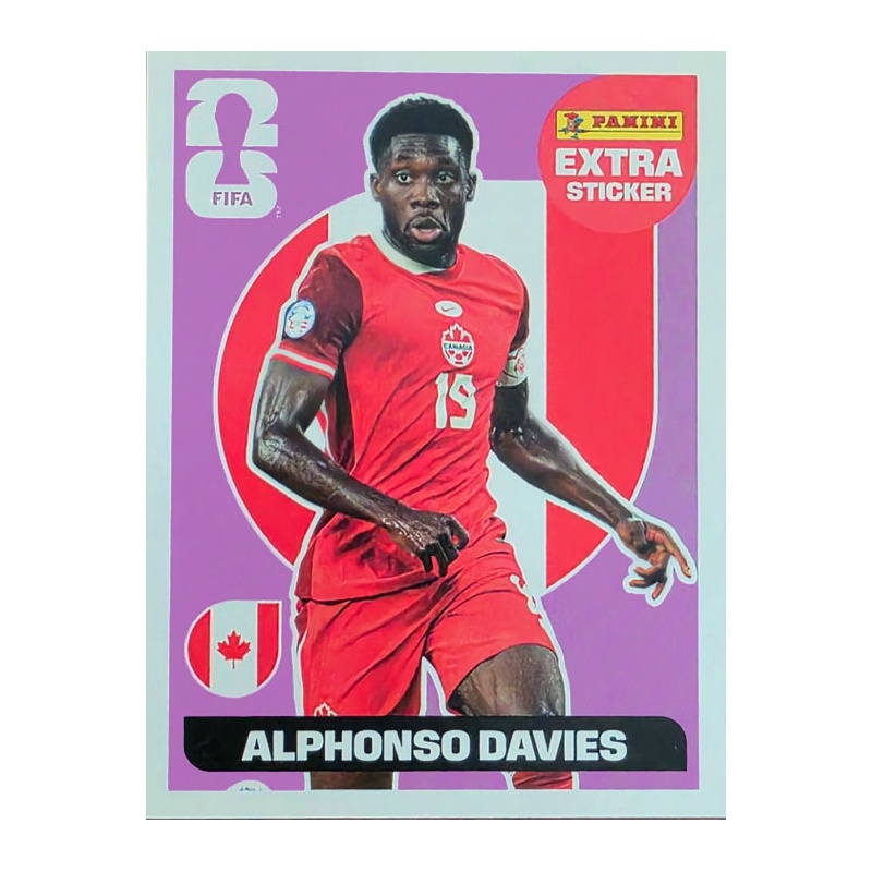Exclusive online deal Alphonso Davies Cánada Extra Stickers Stickers ...