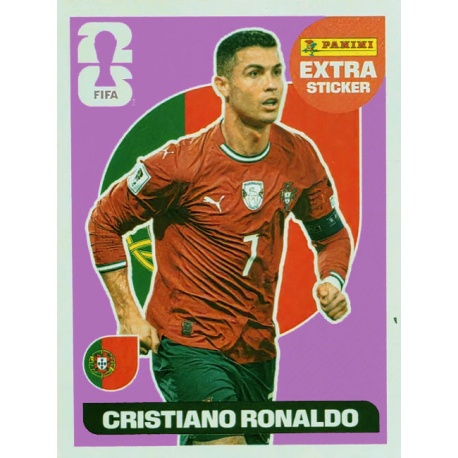 Official Sticker Cristiano Ronaldo Portugal Extra Stickers Album World ...