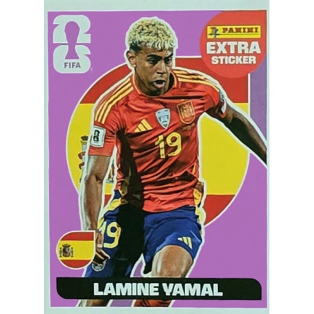 Venta Cromos Mundial Lamine Yamal España Extra Stickers Stickers Fifa ...