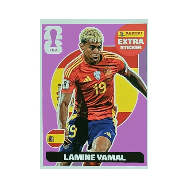 Venta Cromos Mundial Lamine Yamal España Extra Stickers Stickers Fifa ...