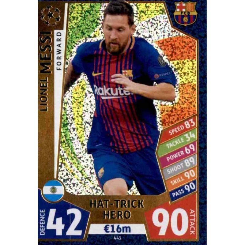 Venta Cromo de Lionel Messi Barcelona Hat-Trick Hero Venta Cromo de Lionel Messi Barcelona Hat-Trick Hero