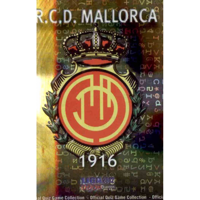 Trading Card Emblem Letters Las Fichas de la Liga 2012