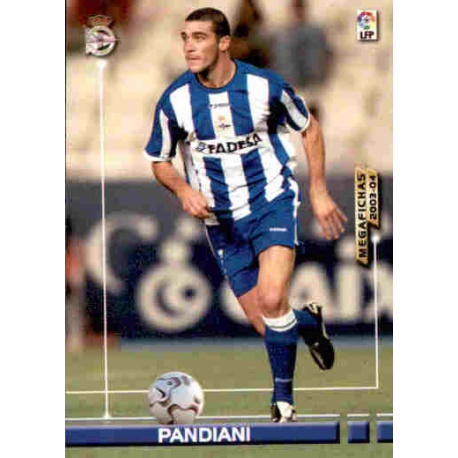 Trading Card Pandiani Deportivo Fichas Bis Megafichas 2003-04
