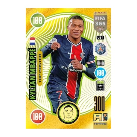 Offer Trading Card Kylian Mbappé Top Master Panini Fifa 365 Adrenalyn ...