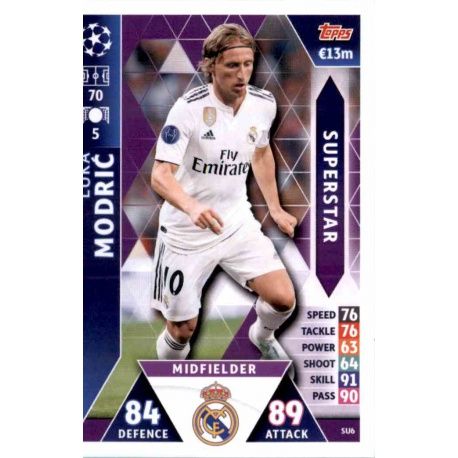 Buy Superstars Luka Modric Topps Match Attax Champions League 2018/19