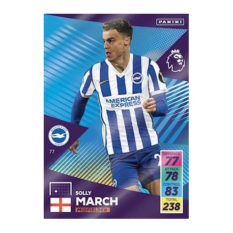 Comprar Cromo Solly March Brighton & Hove Albion Panini Adrenalyn XL ...