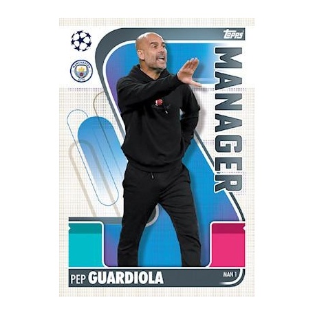 Sale Trading Cards Pep Guardiola Manager Topps Match Attax Extra 2021 ...