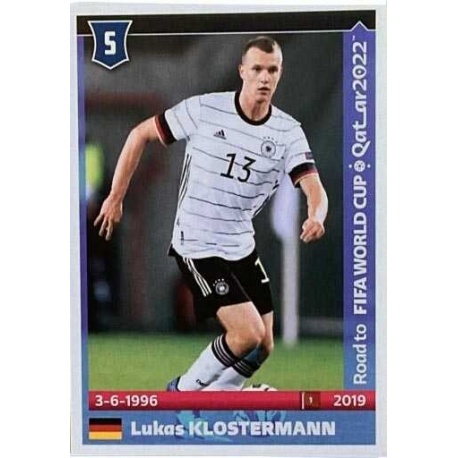 Offer Sticker Lukas Klostermann Germany Road To Fifa World Cup 2022 ...